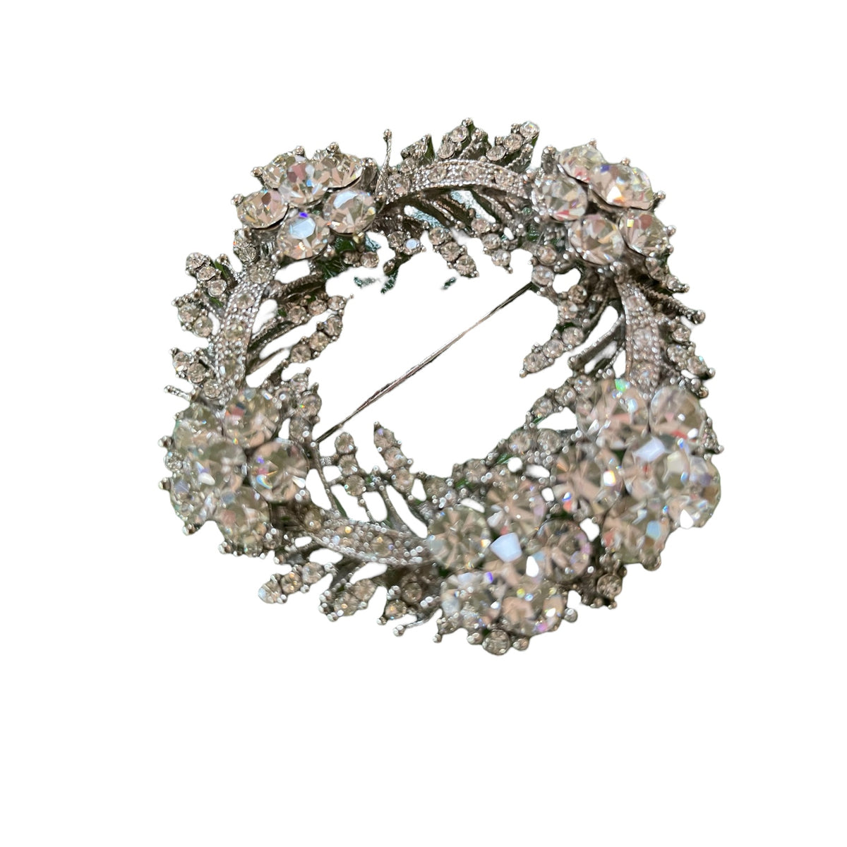 Round Rhinestone Pin – Cheeky Vintage