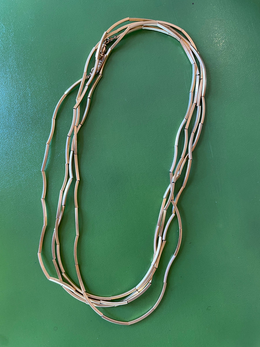 Slender Gold Necklace – Cheeky Vintage