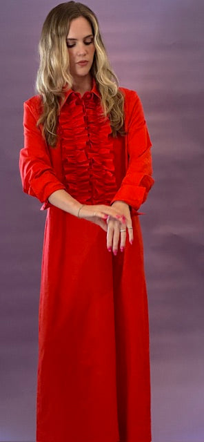 Ruffle Front Dress – Cheeky Vintage
