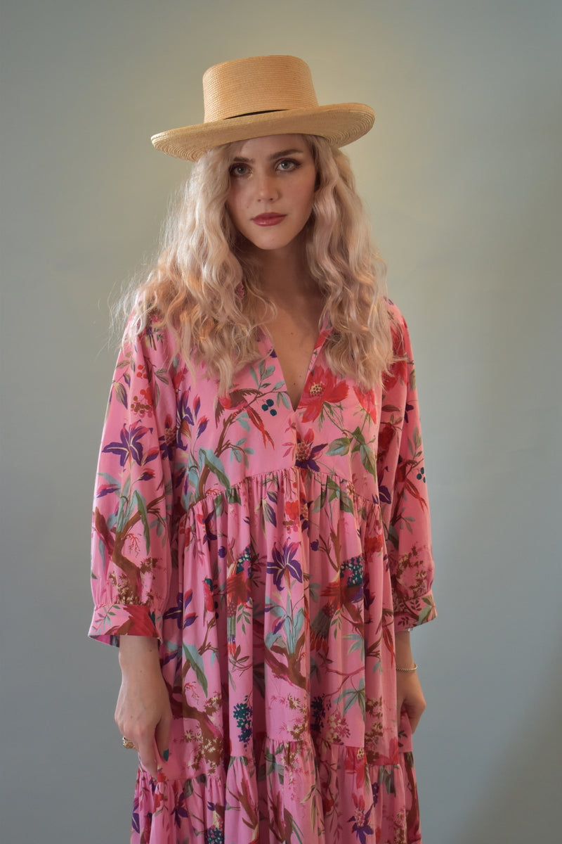 Cheeky Designed Ruffle Collar Tier Dress – Cheeky Vintage